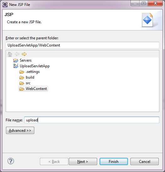 Eclipse Based Tutorial Java File Upload Servlet With Apache Common File Upload